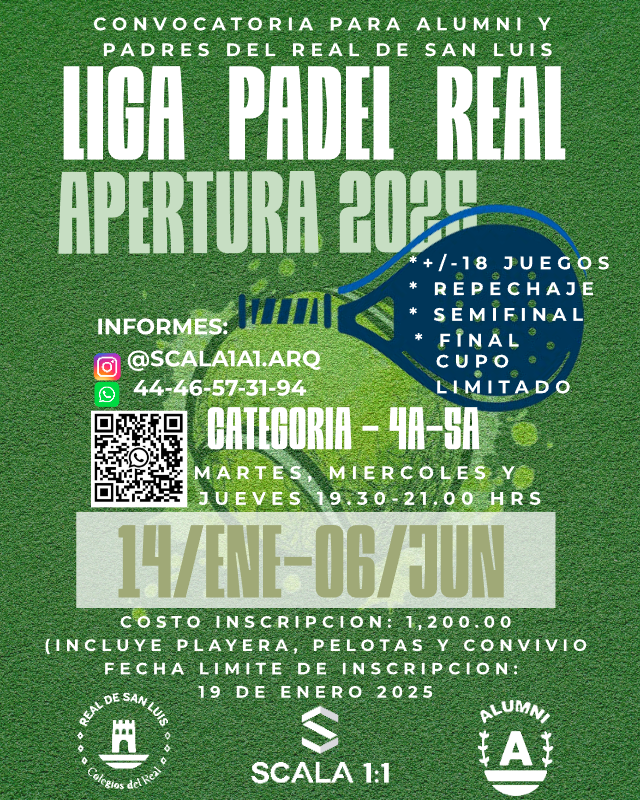 Documentos | Liga Padel Real - Apertura 2025 | Xporty